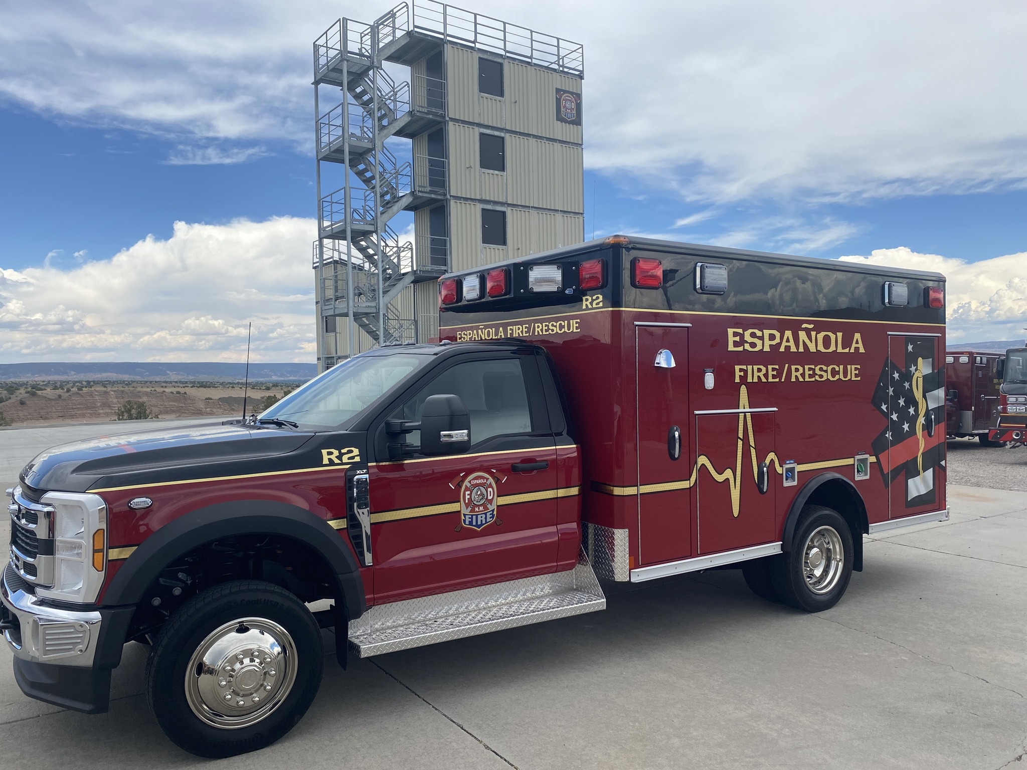 Espanola (NM) Fire/Rescue Puts Wheeled Coach Ambulance in Service - EMS Rig